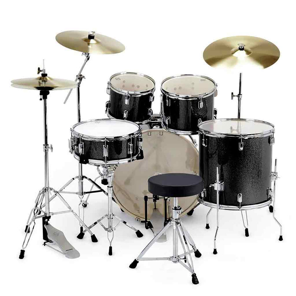 Dixon Spark Drum Set 5-Piece With Hardware And Cymbals – Andy's Music