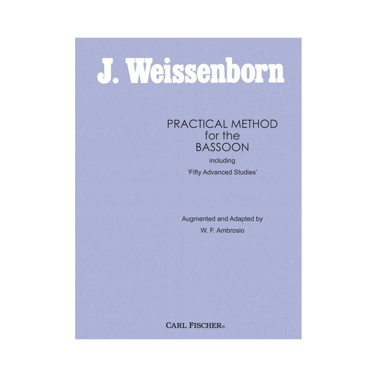 Practical Method For Bassoon Weissenborn – Andy's Music